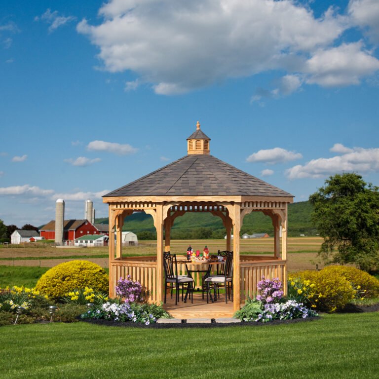 Shop Pine Octagon Gazebos - Amish Wholesale Buildings